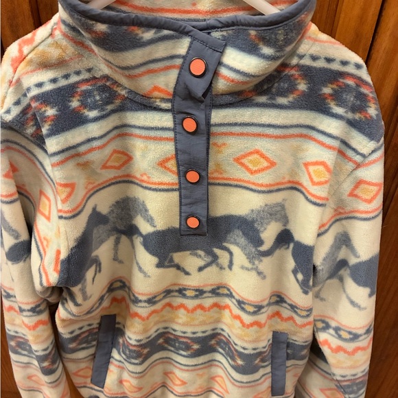 Cruel Girl | Jackets & Coats | Cruel Girls Patterned Fleece Pullover ...